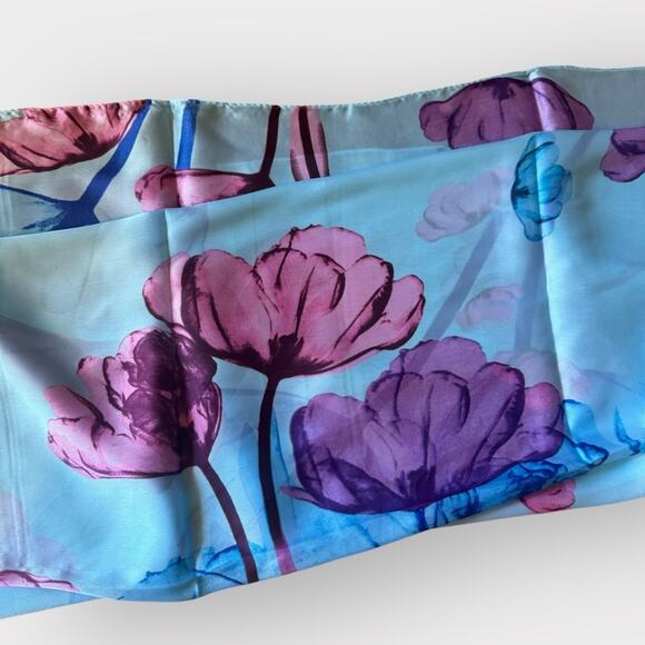 Jing Pin | Accessories | New Jing Pin Floral Scarfshawl | Poshmark